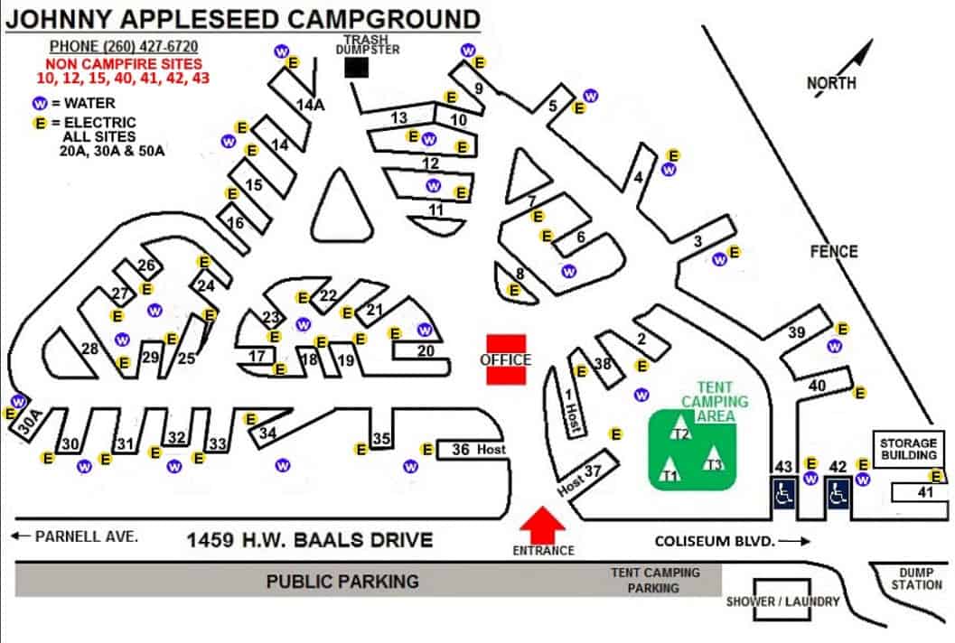 Johnny Appleseed Campground - Fort Wayne, Indiana - Embracing Wanderlust
